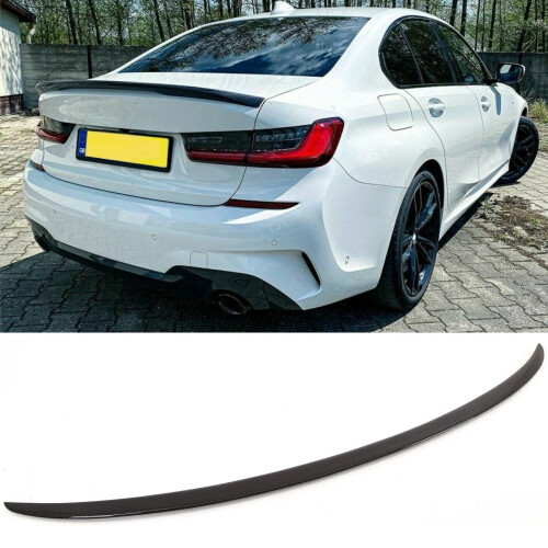 BMW 3 Series G20 G80 M3 Carbon Fibre Rear Trunk Boot Lip Spoiler M ...