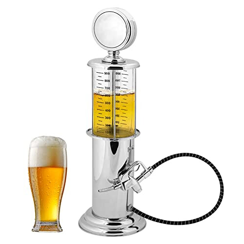 Gas Pump Whiskey Decanter - 1000cc Single Gun Wine Beverage Liquor ...