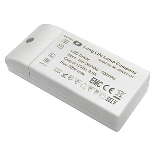 1 x 30W LED Driver Transformer for LED Lighting 12v LED Converter on OnBuy