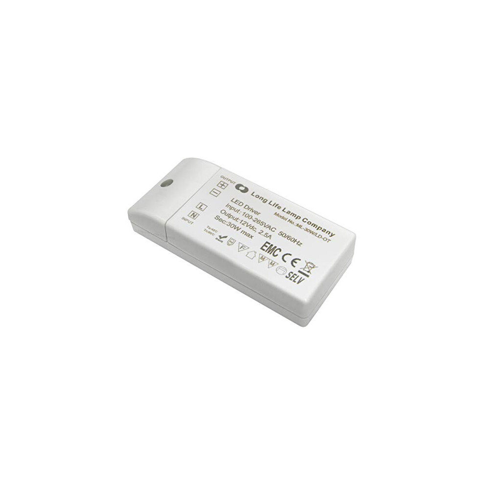1 x 30W LED Driver Transformer for LED Lighting 12v LED Converter on OnBuy