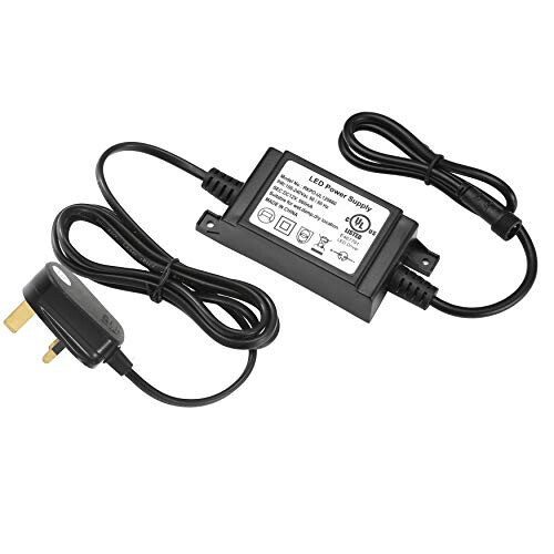 LED Driver Adapter 12V, LED Power Supply Waterproof IP67, Low Voltage ...