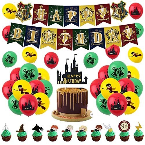 Wizard Birthday Decoration Wizard Party Supplies Wizard Cake Topper ...