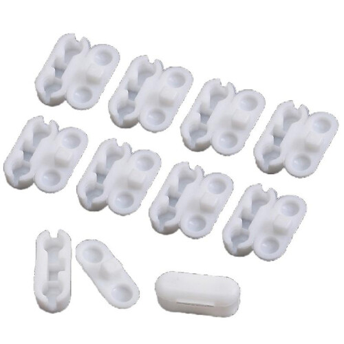 10pcs/lot Plastic Roller Blinds Pull Cord Connector Curtain Chain ...