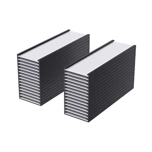 30 Pack C Channel Magnetic Label Holders 1 X 3 In With Magnets Magnetic ...