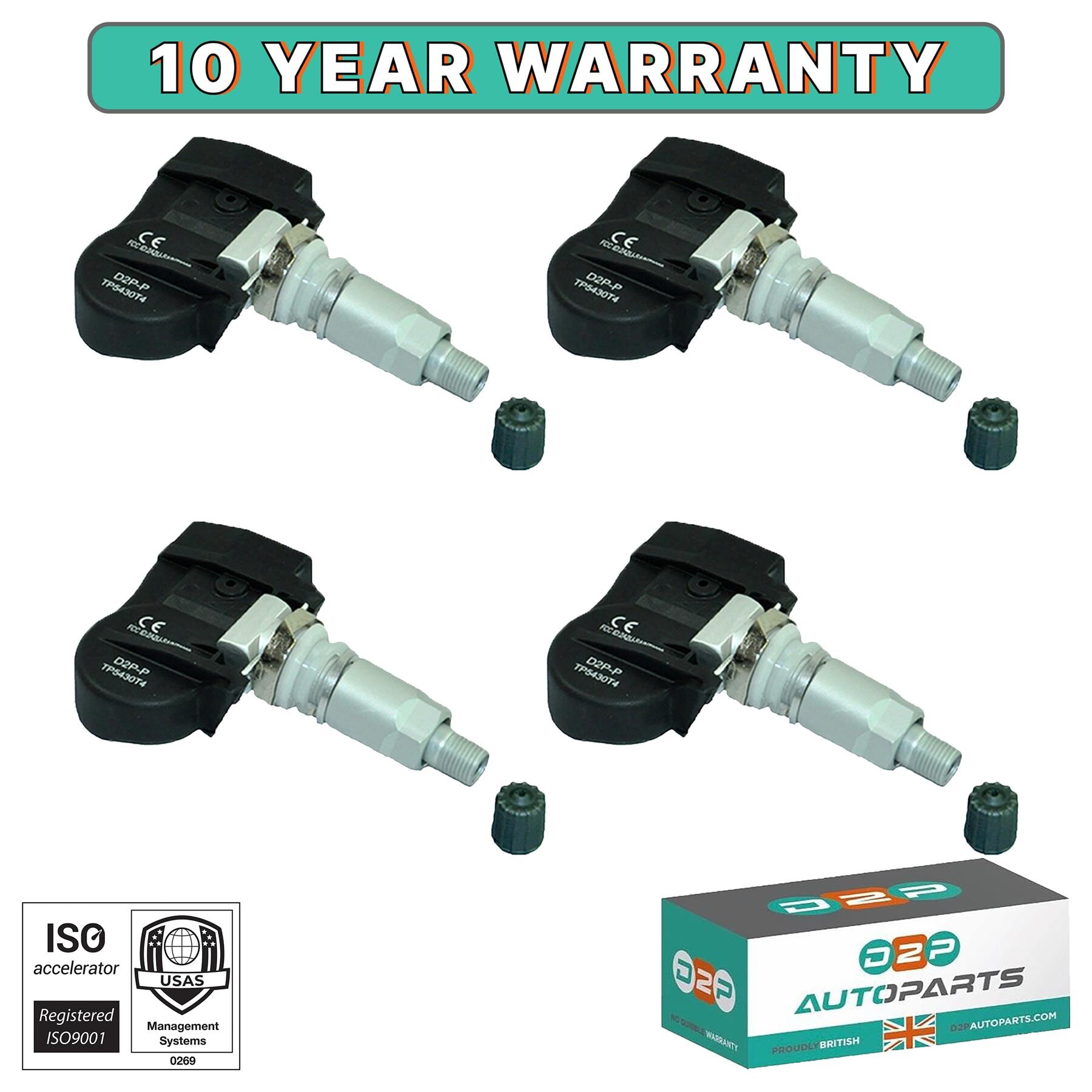 4PCS TPMS TYRE SENSOR 1637311780, 5430T4FOR CITROEN C4/ C4 I, C5 K2 ...