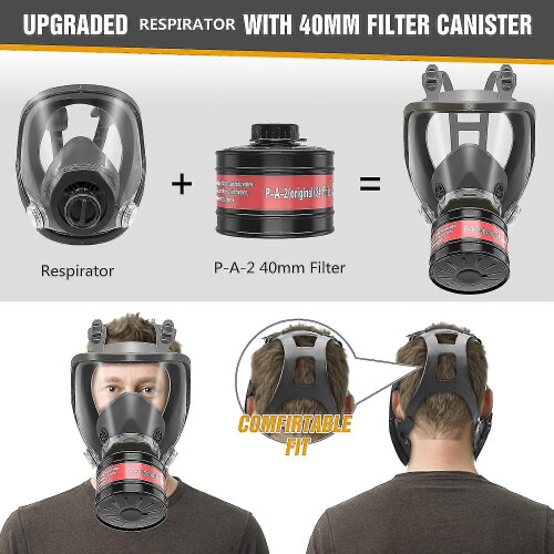 Gas Masks Survival Nuclear And Chemical, Gas Mask With 40mm Filter ...