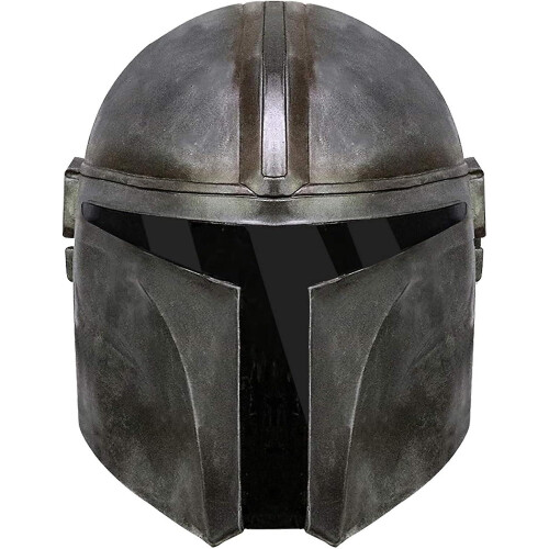 (Black No Led) Sw Mandalorian Helmet Mando Full Head Mask Mandalorian ...