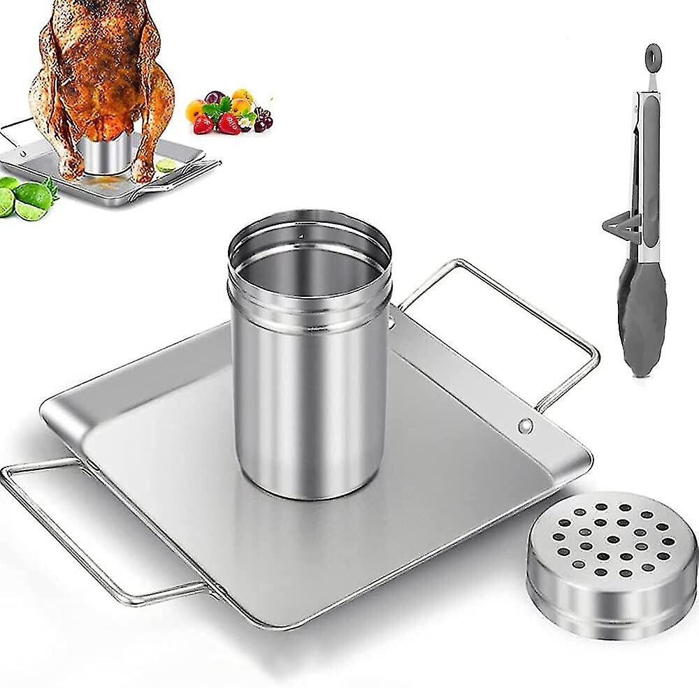 Bbq Beer Can Chicken Rack, Stainless Steel Bbq Chicken Roaster Rack ...