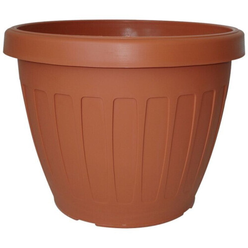 Round Flower Pot 150mm x 120mm Terracotta Planter on OnBuy