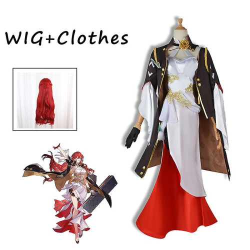 (L, Clothes Wig) Honkai Star Rail Himeko Cosplay Costume Game Sexy ...