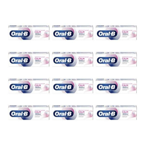 Oral-B Sensitivity & Gum Calm Gentle Whitening Toothpaste 75ML - Pack ...