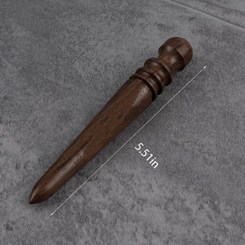 Leather Burnisher Tool Ebony Wood Leather Edge Burnisher Tapered on OnBuy