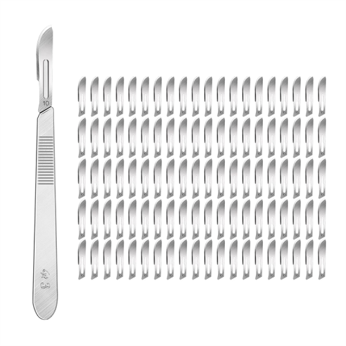101PC 100 Blades 1 Handle,Laboratory Blade Lab Knives Carving Crafts on ...