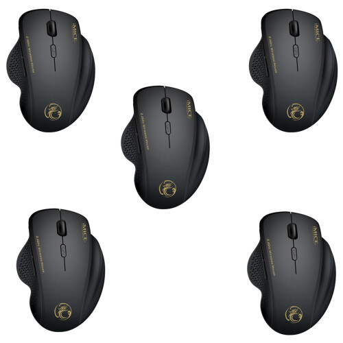5X IMICE Wireless Gaming Mouse Ergonomic Mouse 6 Keys LED 1600 DPI ...