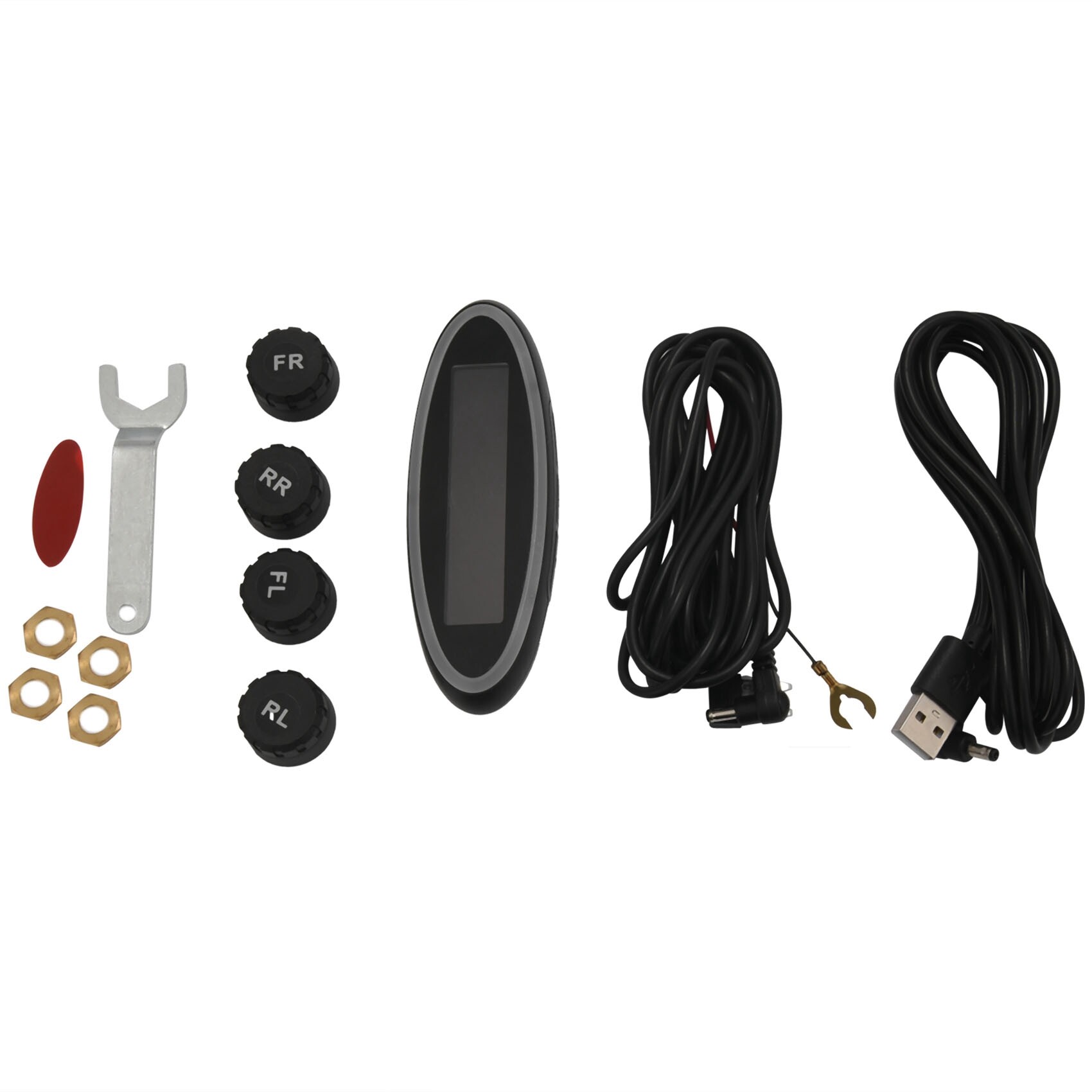 Smart Car TPMS Tyre Pressure Monitoring System with Ambient Lights with ...