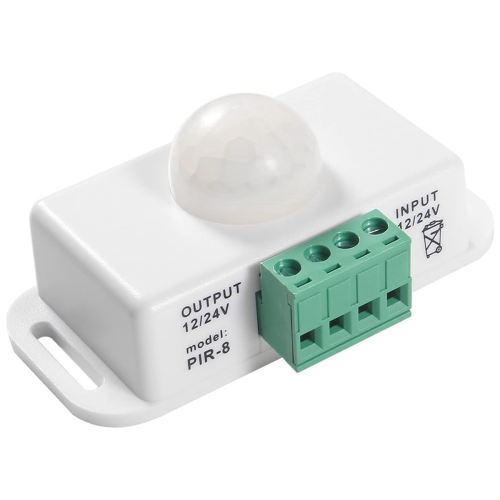 2X DC 12V/24V 8A Body Infrared PIR Motion Sensor Switch LED Light Strip ...