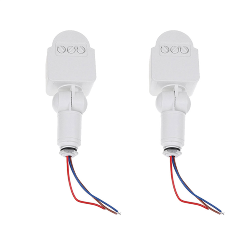 2X LED Motion Sensor 220V Automatic Infrared PIR Movement Detector Wall ...