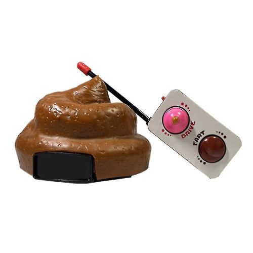 Remote Control Poop Car Toy With Spinning And Farting Action 49mhz on OnBuy