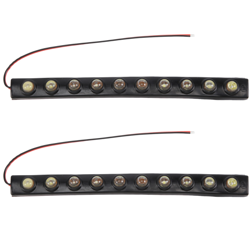 2 X 20W Daytime Running Lights Auto DRL LED Driving Lights 10 COB LED ...