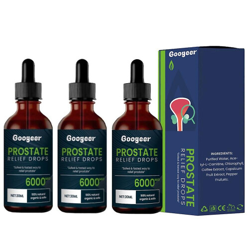 3pcs Prostate Treatment Drops ; Advance Supplement To Support Prostate ...