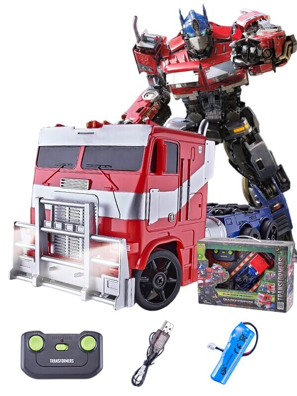 (A) Transformers 7 Optimus Prime Bumblebee Remote control Car Four ...