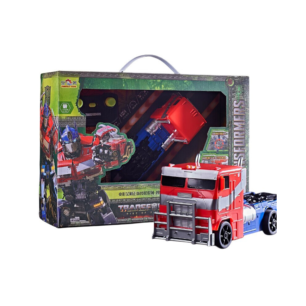 (A) Transformers 7 Optimus Prime Bumblebee Remote control Car Four ...