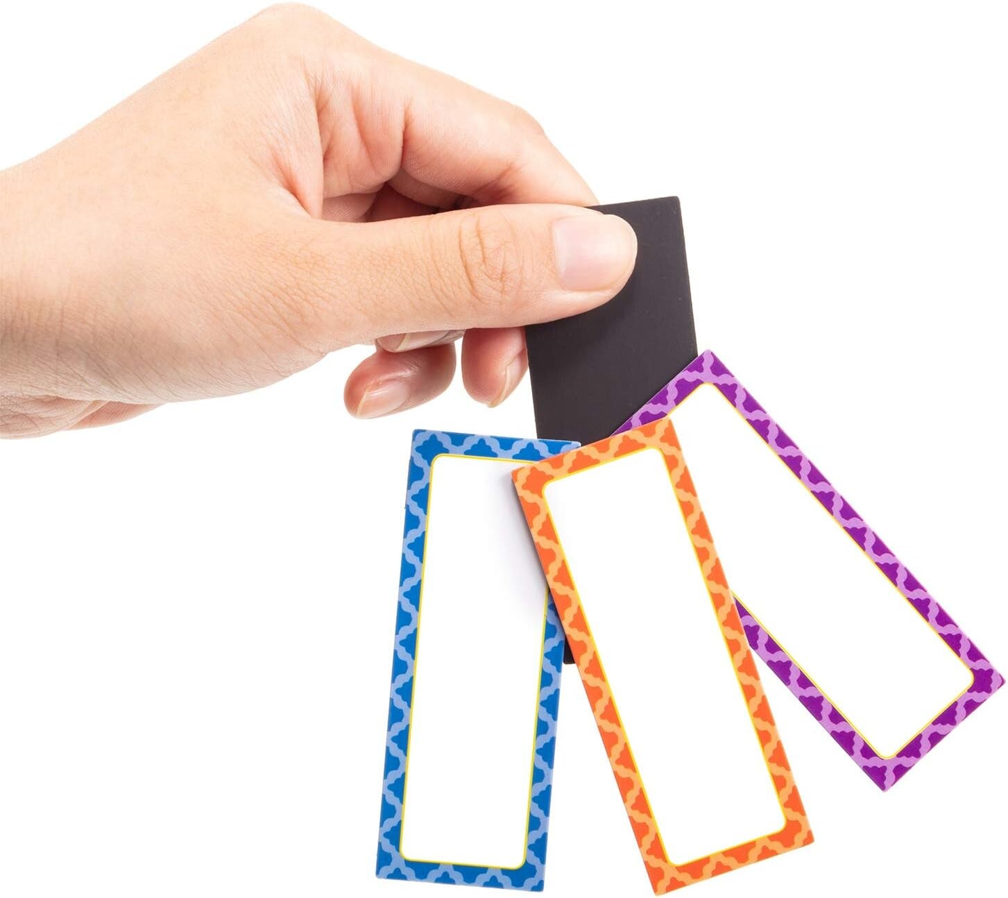 40 Pieces Magnetic Dry Erase Labels 3 X 1.2 Inch Name Plate Labels ...