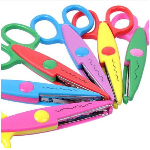 Set Of 6 Colorful Decorative Paper Edging Scissors, Perfect For ...