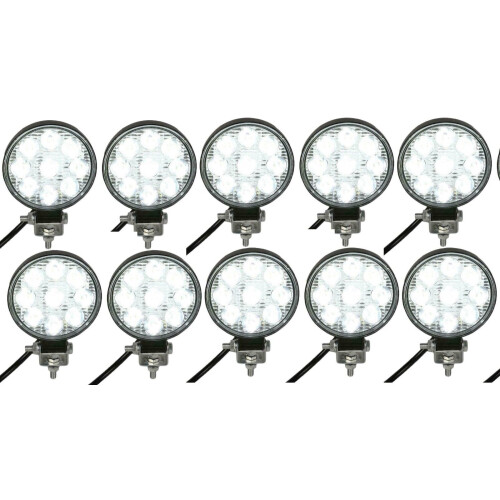 1 x 27W White Round 9 Led Drl Mini Driving Lights Car reverse on OnBuy