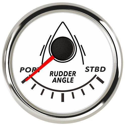 (52mm Marine Rudder Position Indicator Waterproof Red Backlight With 0 ...