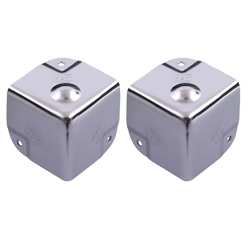 2pcs Stainless Steel Aluminum Case Corner Protector Desk Corner Guard ...