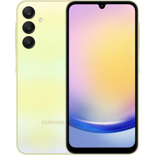 Samsung Galaxy A25 (A256E-DSN, 5G) (128GB+6GB, Yellow) on OnBuy