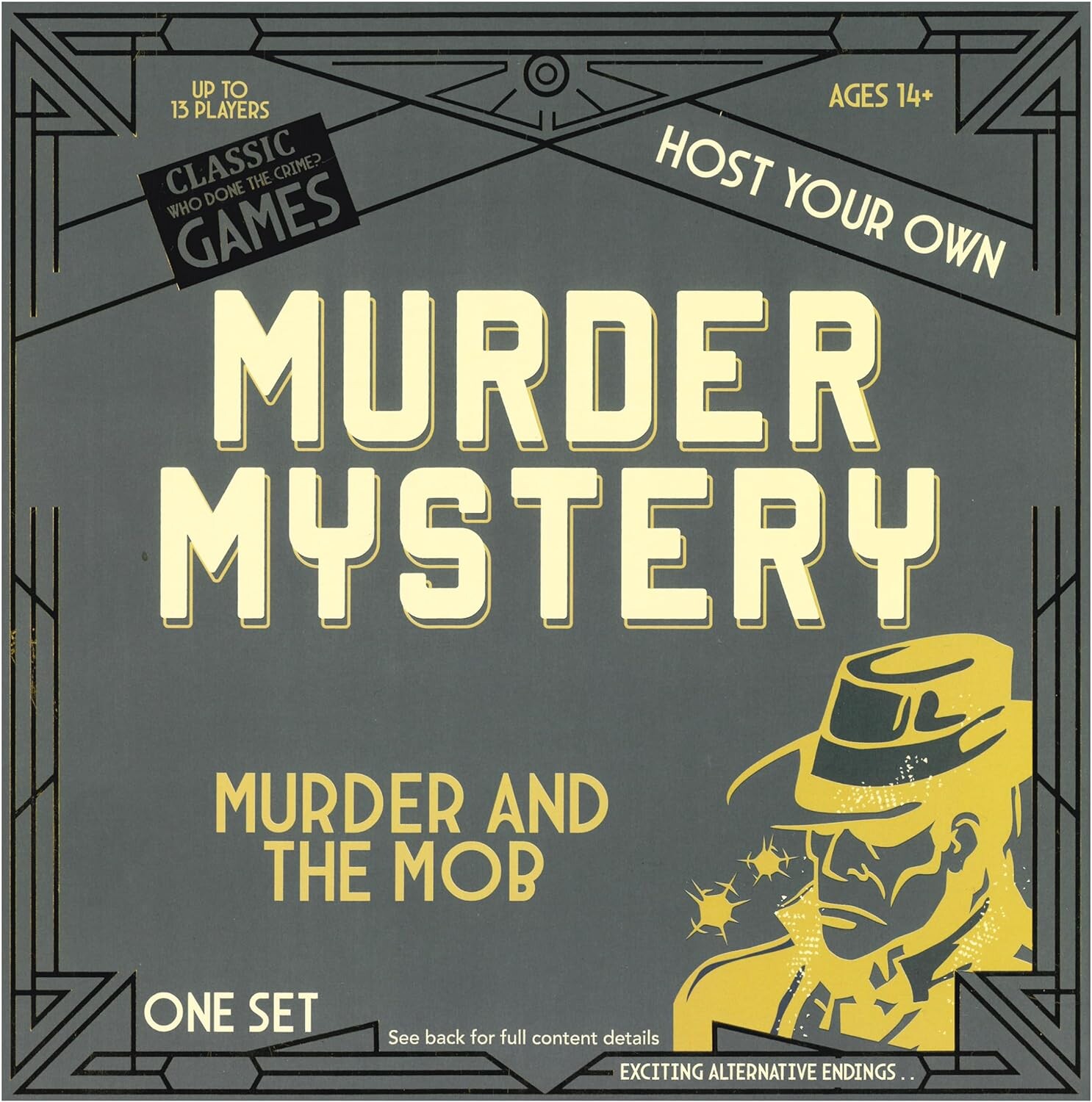 Murder and The Mob 1920s Murder Mystery Crime Solving Detective Game on ...
