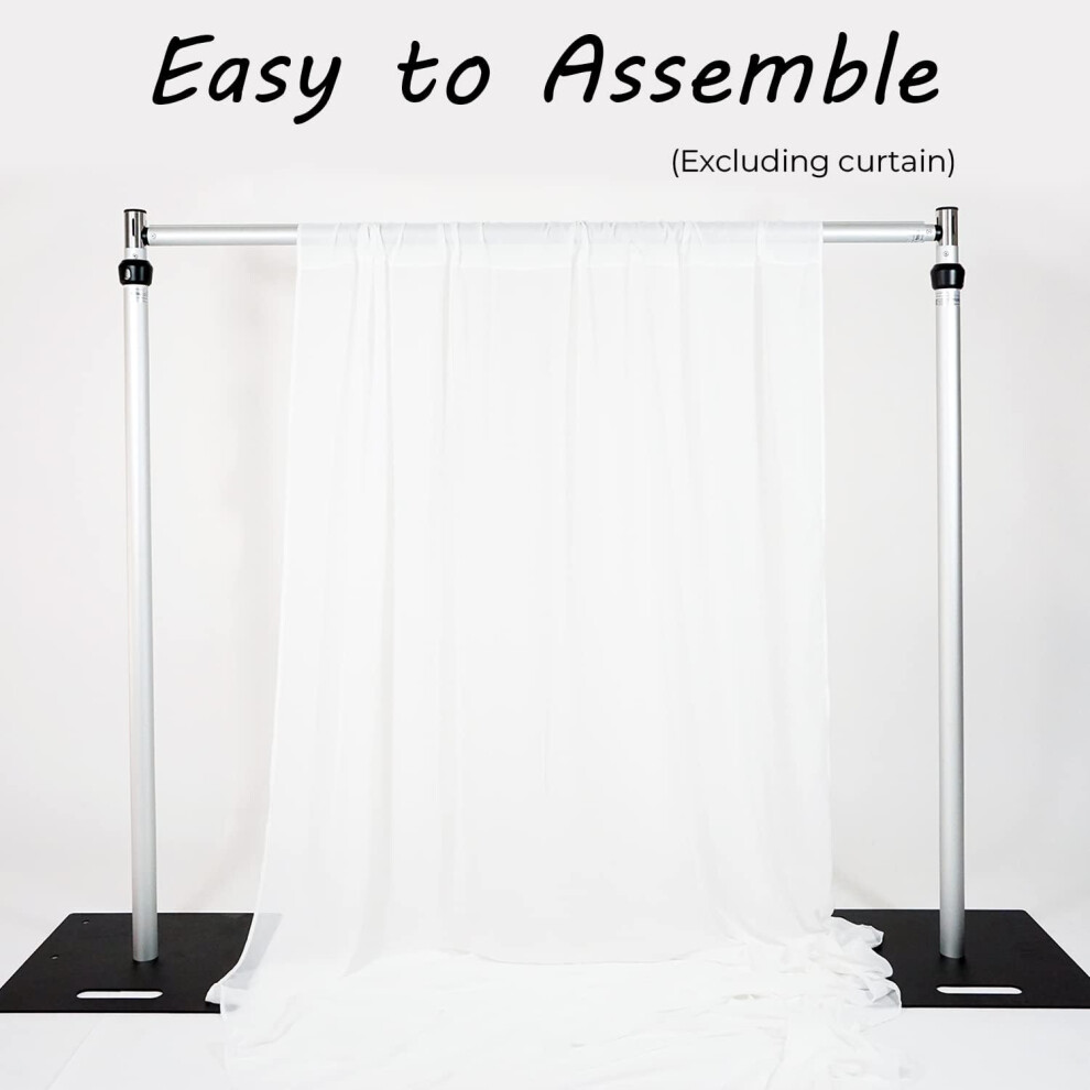 (Backdrop Stand Kit, 3x6m) Pipe and Drape Background Support System ...