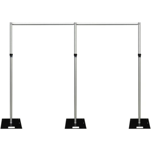 (Backdrop Stand Kit, 3x6m) Pipe and Drape Background Support System ...