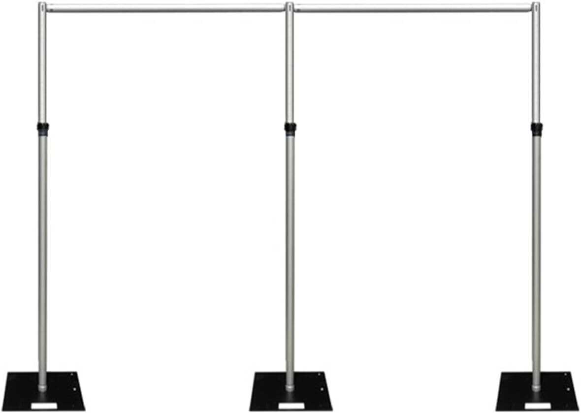 (Backdrop Stand Kit, 3x6m) Pipe and Drape Background Support System ...
