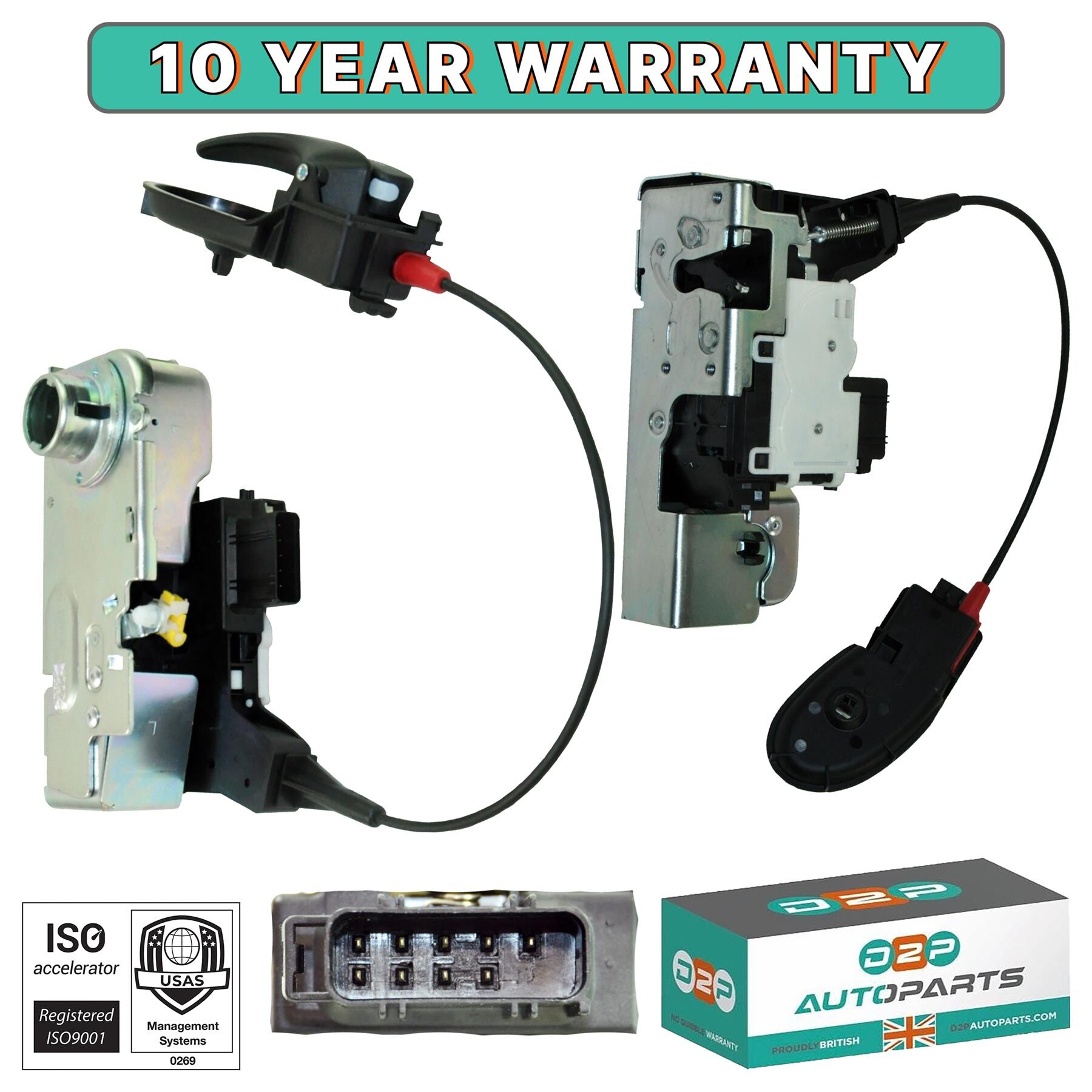 FRONT LEFT DOOR LOCK LATCH MECHANISM CENTRAL LOCKING FOR FORD TRANSIT ...