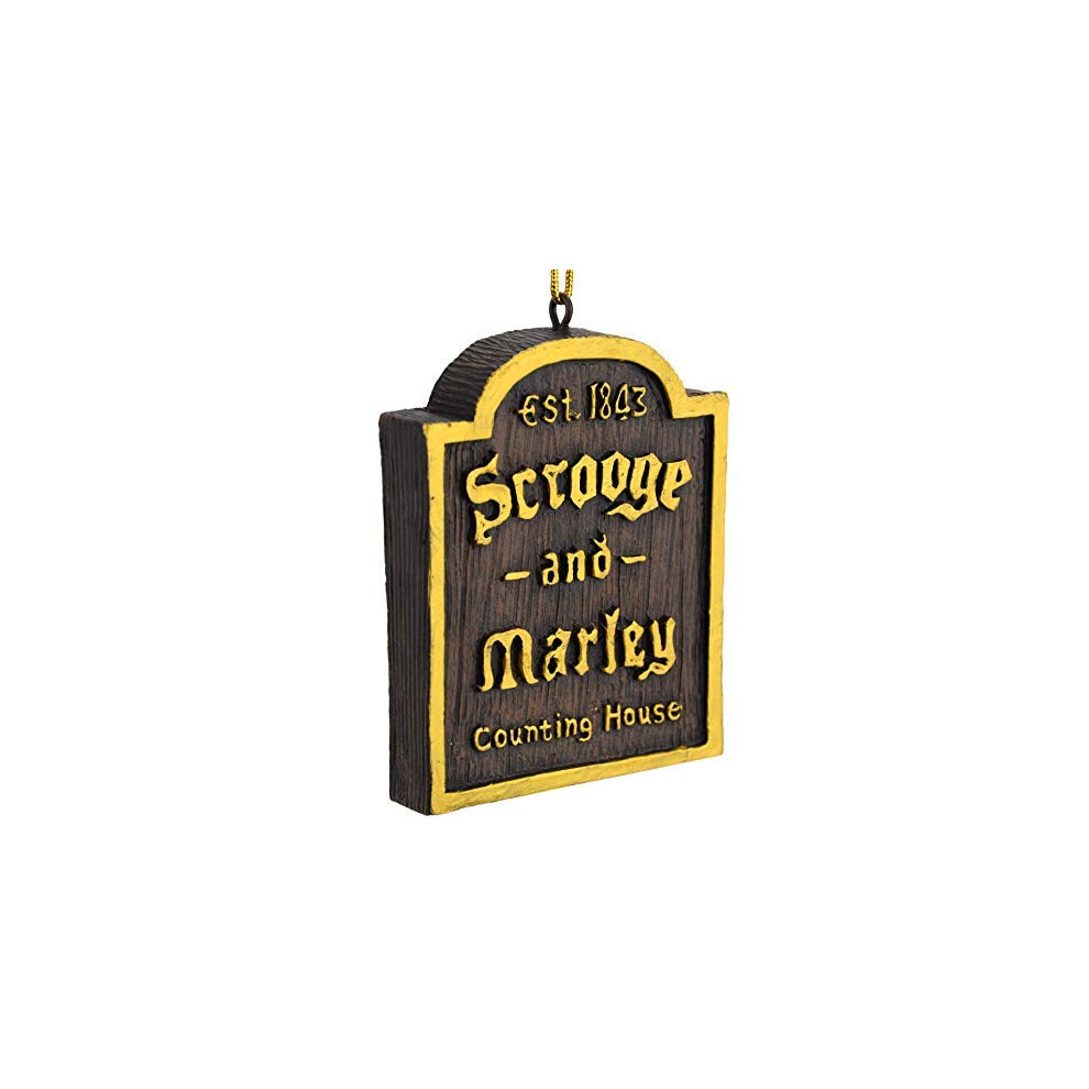 Tree Buddees A Christmas Carol Scrooge & Marley Counting House Sign ...