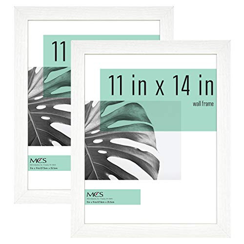 McS Studio gallery Frame, White Woodgrain, 11 x 14 in, 2 pk on OnBuy