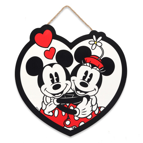Open Road Brands Disney Mickey Mouse and Minnie Mouse Hanging Wood Sign ... Open Road Brands Disney Mickey Mouse and Minnie Mouse Hanging Wood Sign ...