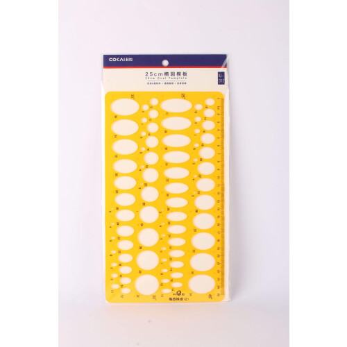 2pcs Oval Templates Measuring Templates Rulers Digital Drawing Ellipse ...