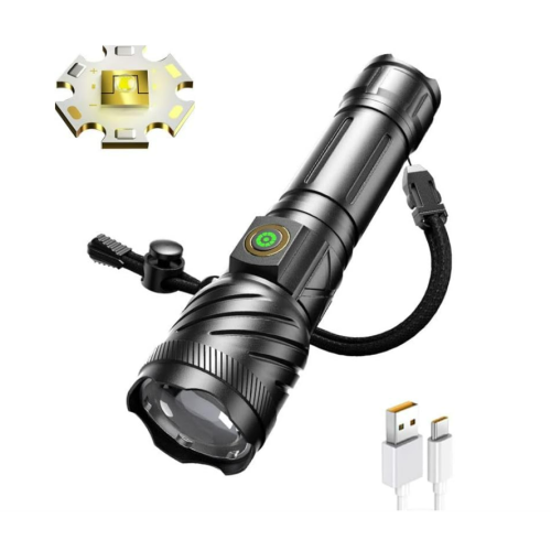 Chronus Flashlights, Tactical Handheld Flashlight With 5 Light Modes ...