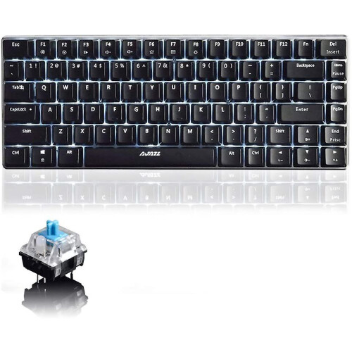 Chronus AK33 Mechanical Keyboard - Backlit - Wired USB Keyboard - Blue ...