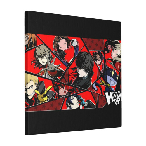 Canvas Print Only Persona 5 Royal Hold Up! Shattered Glass Group ...