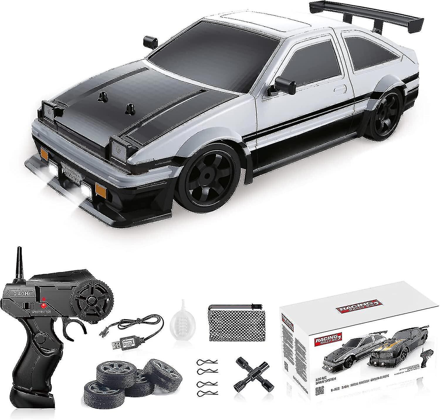 (AE86) Ae86 1/16 Rc Drift Car High Speed Remote Control Drift Car ...