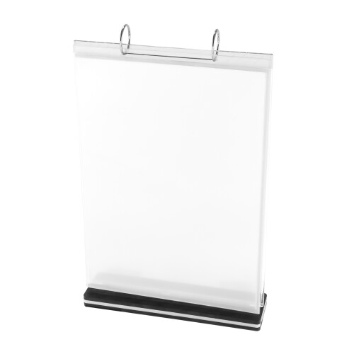 A4 Multi-Page Flip Display Card Label Display Stand Detachable Label ...