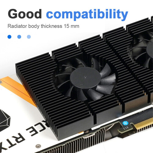 GPU Backplate Radiator Kit Graphics Card Backplane Memory Cooler Dual ...