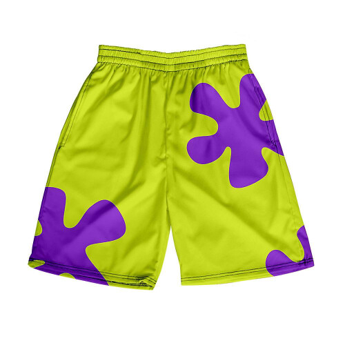 (1, L) Men's Swimwear Patrick Star Short Beach Shorts Pant Quick Dry ...