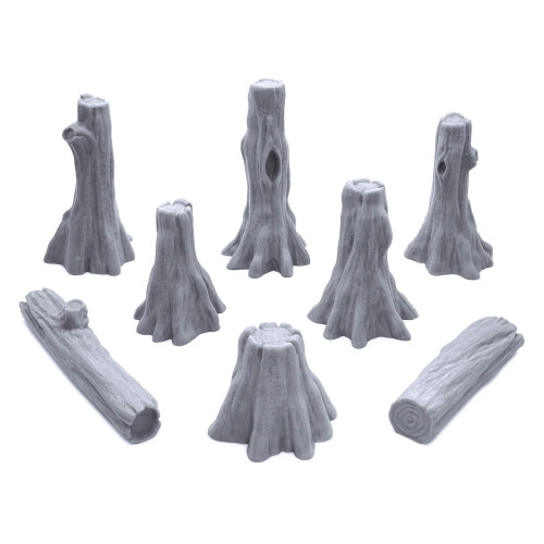 Swamp Tree Trunks & Logs, 3D Printed Tabletop RPG Scenery and Wargame ... Swamp Tree Trunks & Logs, 3D Printed Tabletop RPG Scenery and Wargame ...