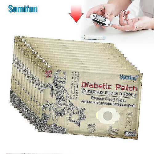 6-90pcs Diabetes Patch Lower Blood Sugar Level Navel Sticker Diabetic ...